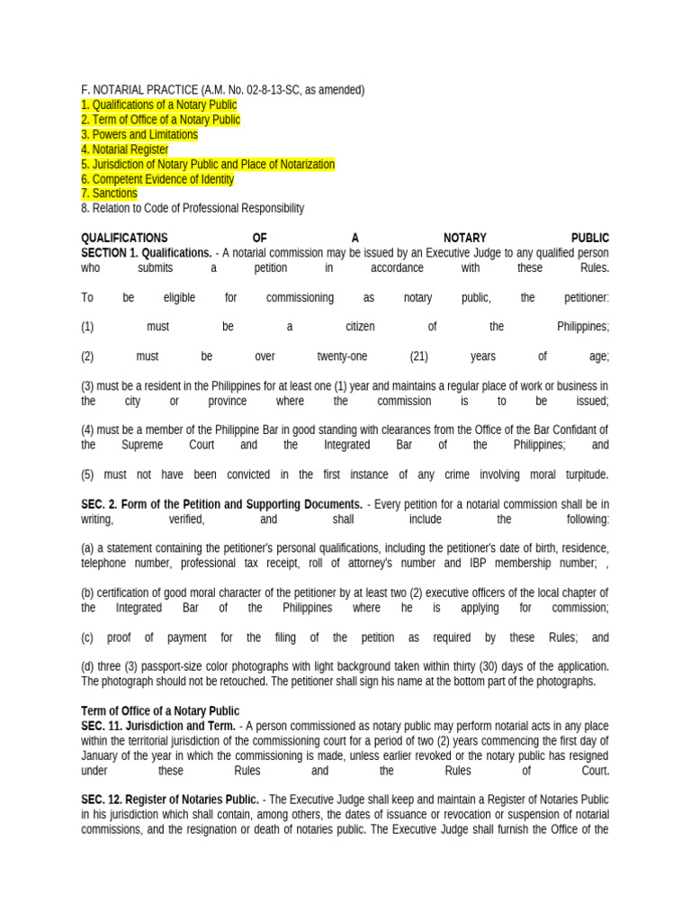 2004 Notarial Practice Rule Philippines | PDF | Identity Document | Notary Public