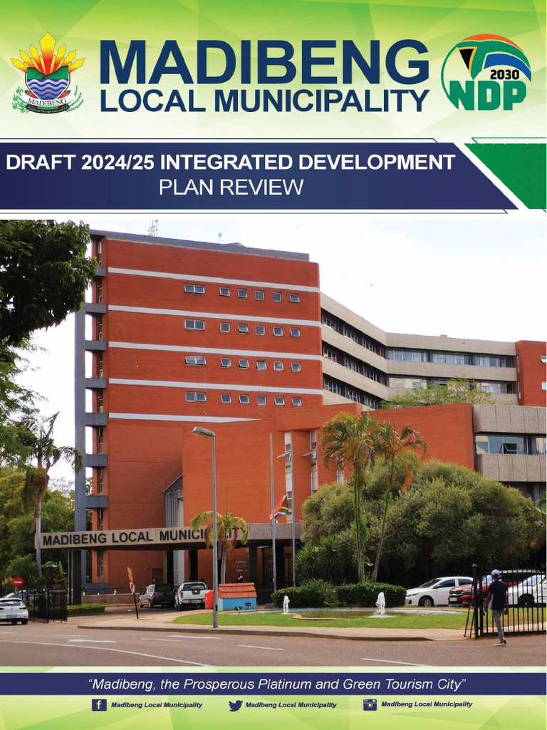 Madibeng Municipality IDP Review 2024/25 | PDF | Governance | Economies