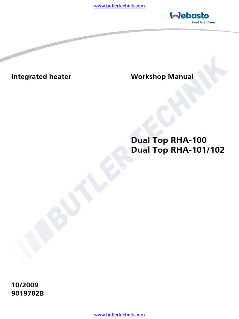 Webasto Dual Top Installation Manual | PDF | Electrical Connector ...