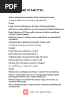 Pakistan Festival Calendar 2025 2026 | PDF