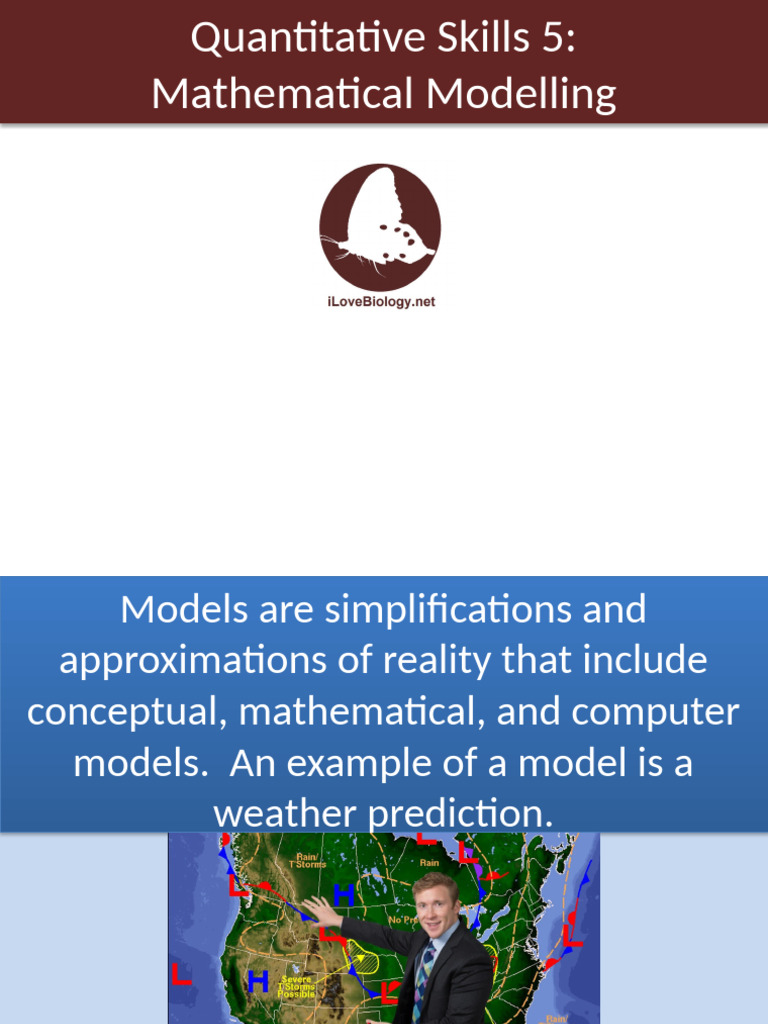 Quantitative Skills 5 Mathematical Modelling | PDF