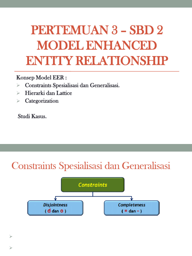 M1 - Model EER (Bagian 2) | PDF