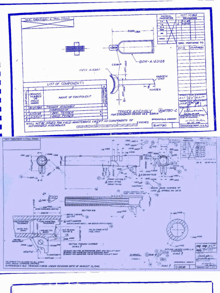 Colt 1911 Blueprints 18 Pages Text | PDF