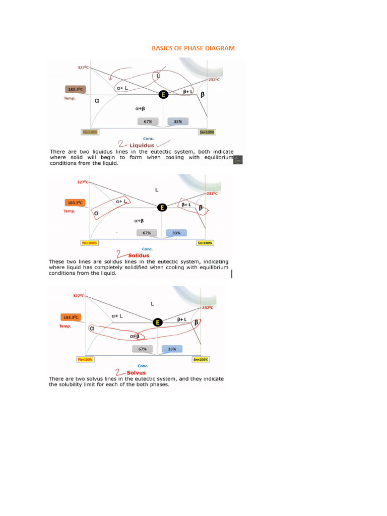 Basics of Phase Diagram | PDF