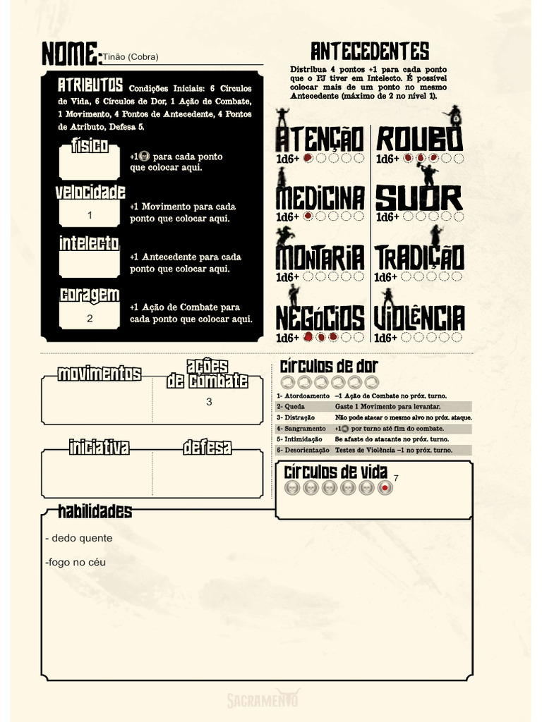 RPG Velho Oeste | PDF