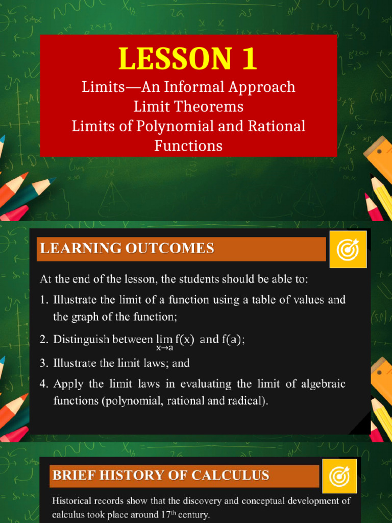 LMS Week 1 CALC 1034 Limit of a Function | PDF