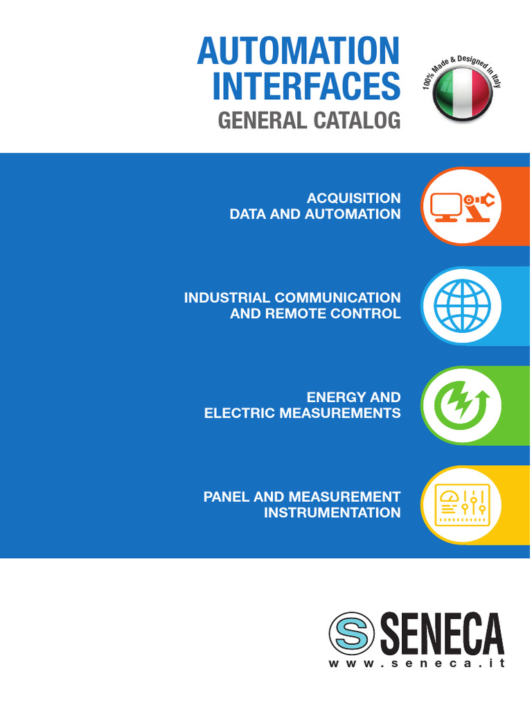 SENECA Product Catalogue | PDF | Programmable Logic Controller | Automation