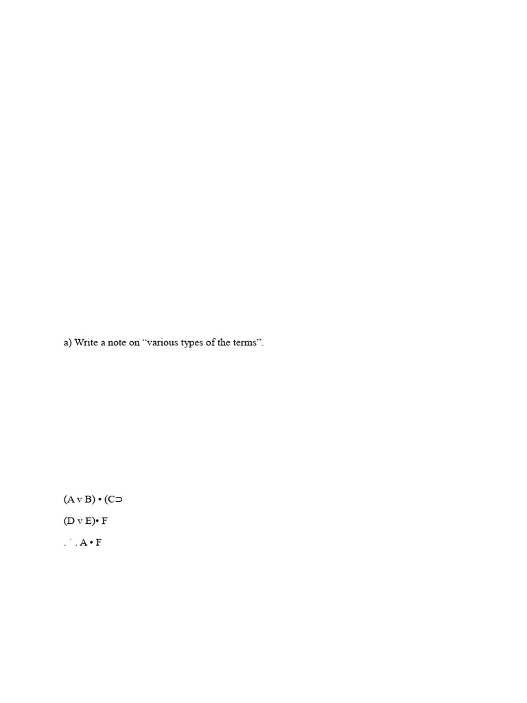 BPhC-133 LOGIC Assignment 2025 | PDF | Logic | Argument