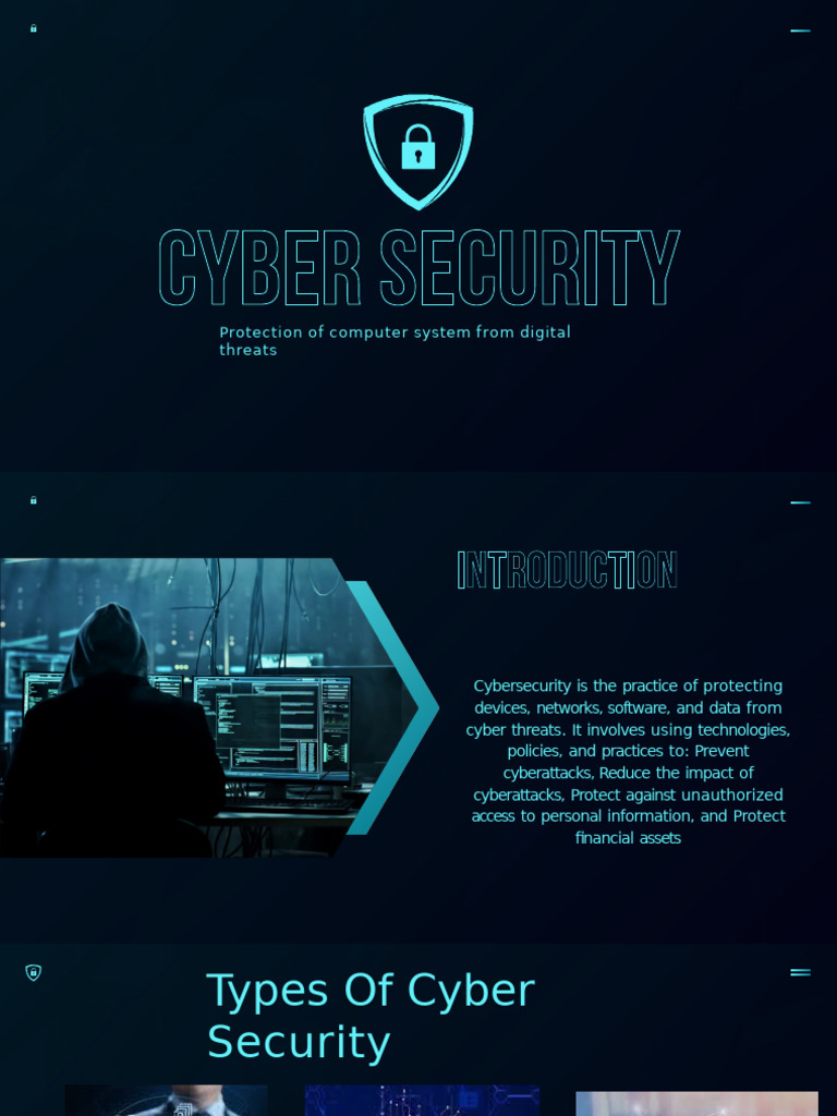 Cyber Security Presentation | PDF | Security | Computer Security