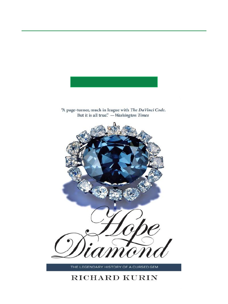 Hope Diamond The Legendary History of A Cursed Gem Updated Edition Download | PDF