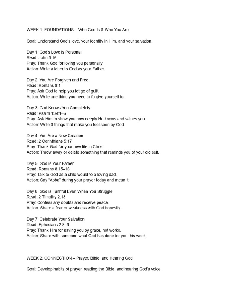 30-Day Journey To Knowing God Deeply | PDF | Prayer | Epistle To The Romans