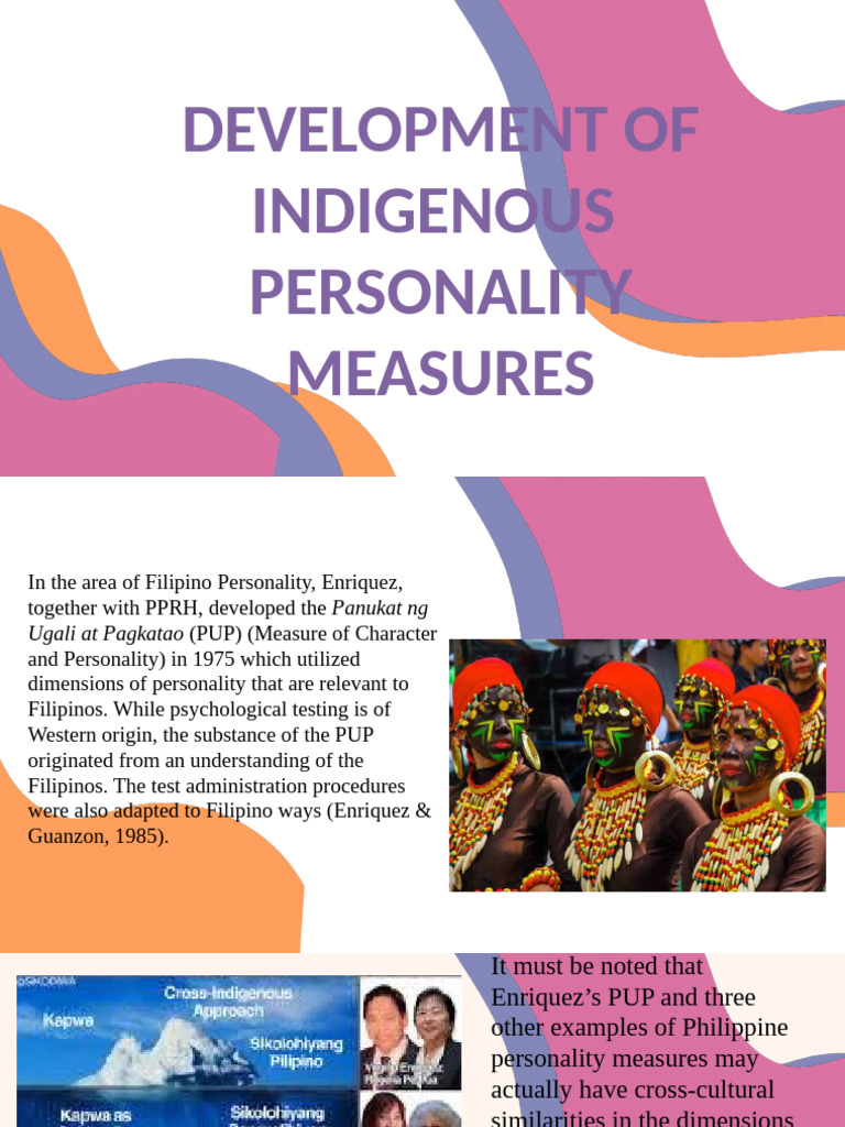 Indigenous Measures of Filipino Personality | PDF | Nonverbal ...