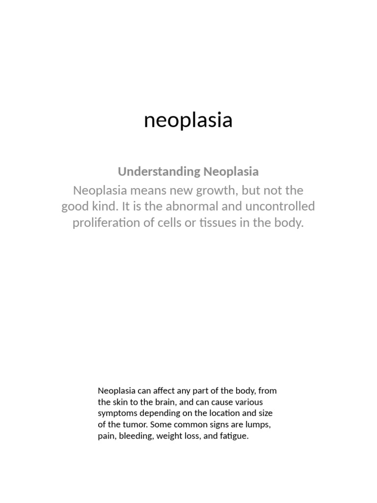 Neoplasia | PDF