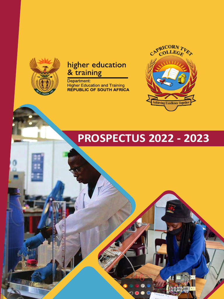 Capricorn TVET Prospectus 2021 2022 A5 Compressed | PDF | Diploma ...