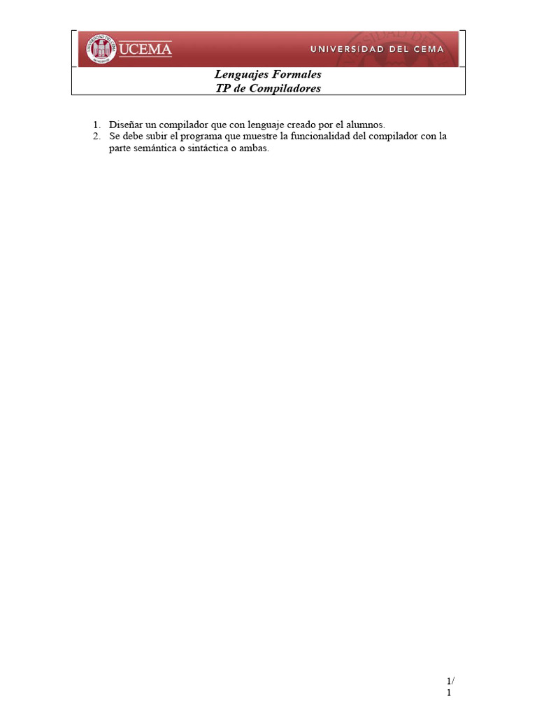 TP Compiladores | PDF