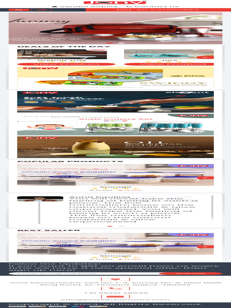 Jony Kitchenware | PDF