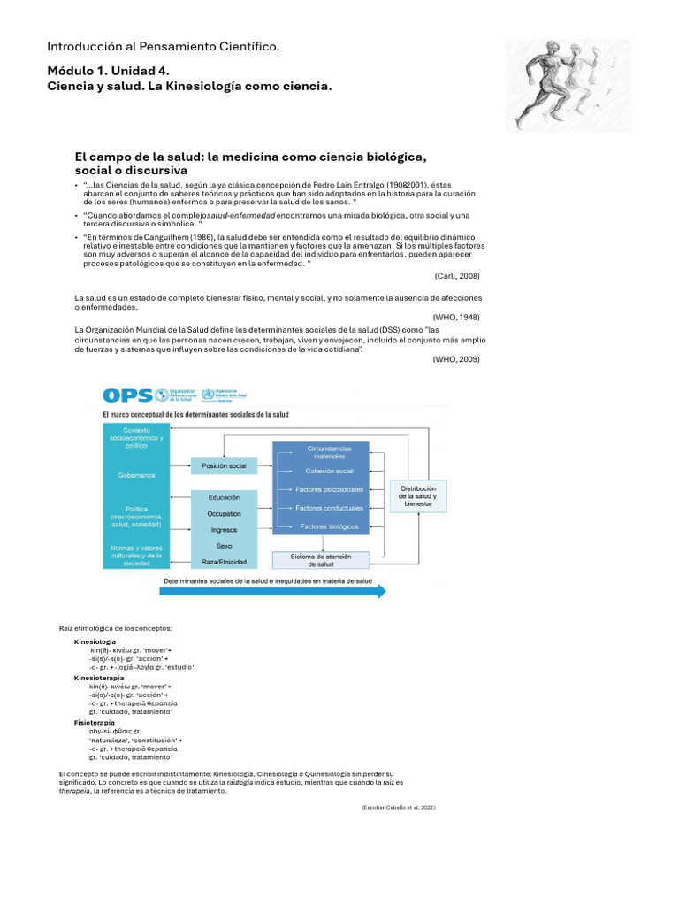 Guia Clase Ciencia Salud y Kine | PDF