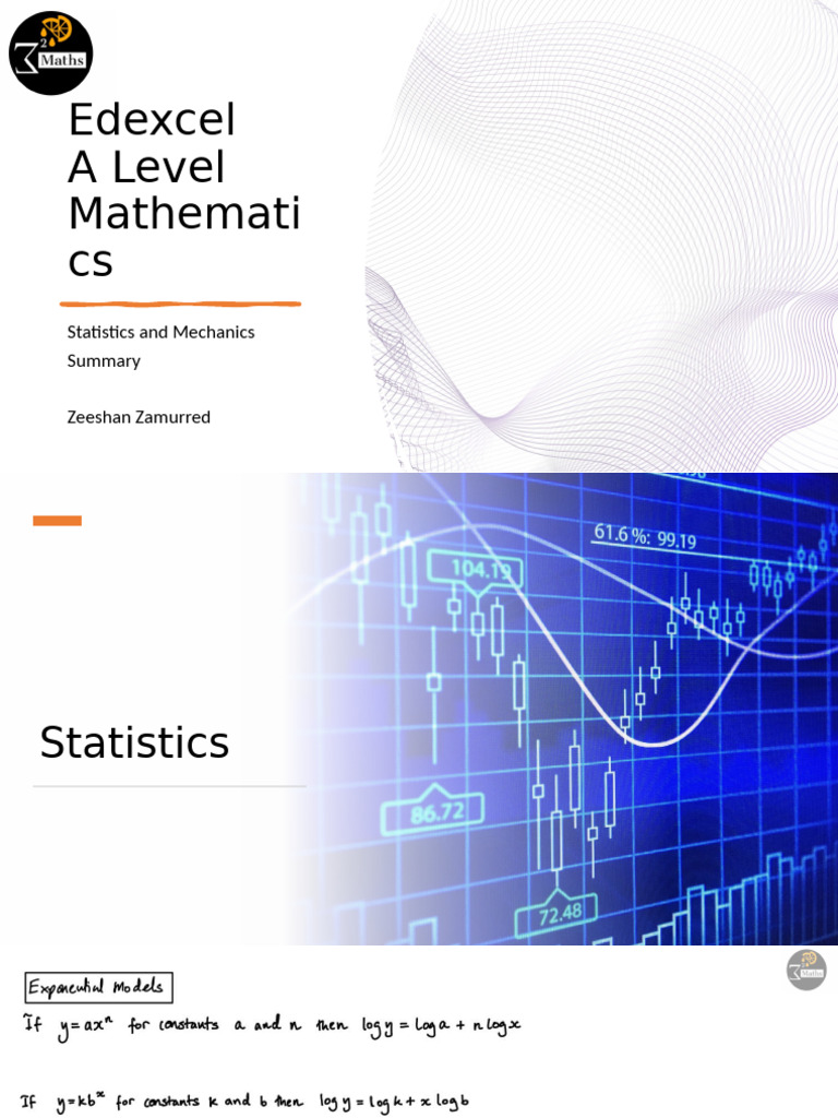 A Level Applied Mathematics - Summary PPT ZZ New | PDF
