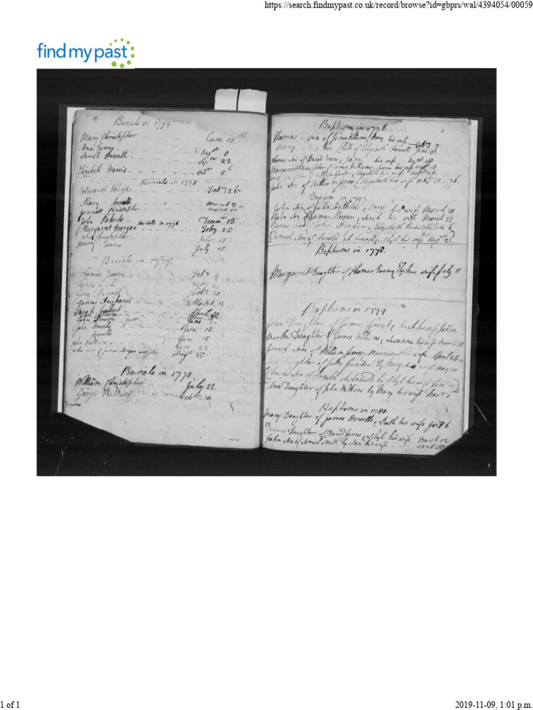 Edward Vaughn 1775 Death Ling | PDF