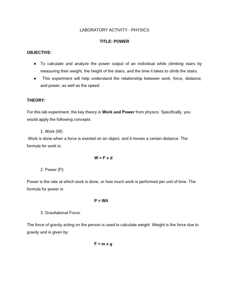 Laboratory Activity Olea Ashley E. | PDF | Weight | Force