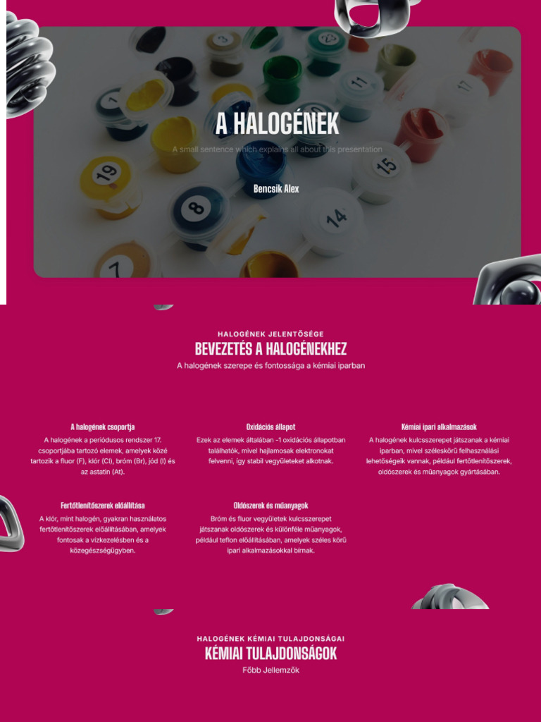 Halogének | PDF