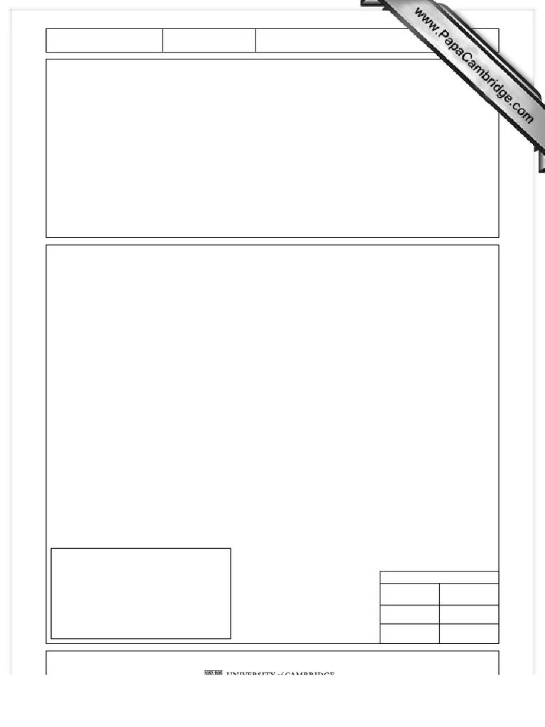 Cambridge IGCSE Design Technology Exam Paper | PDF | Rivet