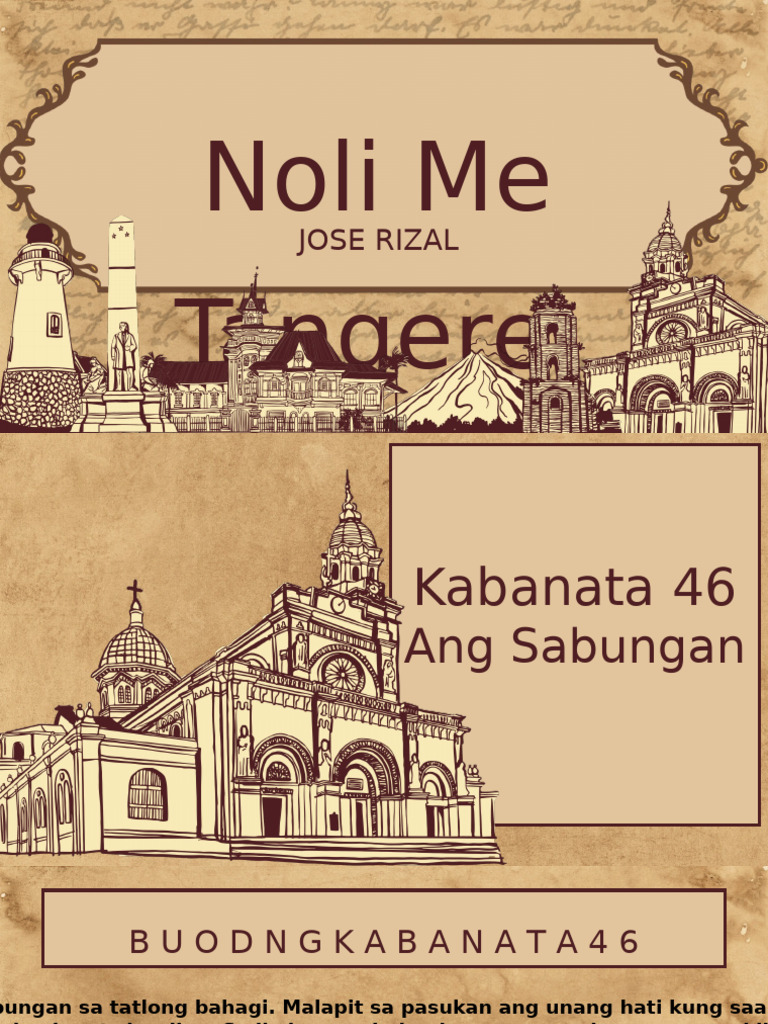 Noli Me Tangere | PDF