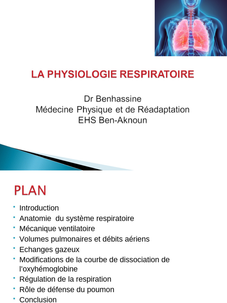 Physiologie Respiratoire OK | PDF | Système respiratoire | Respiration
