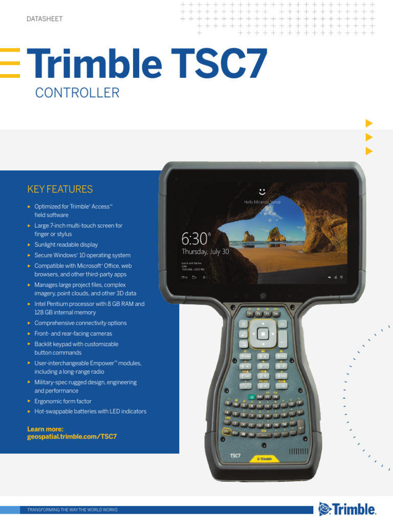 022516-365F Trimble TSC7 DS USL 1022 LRsec | PDF | 64 Bit Computing ...