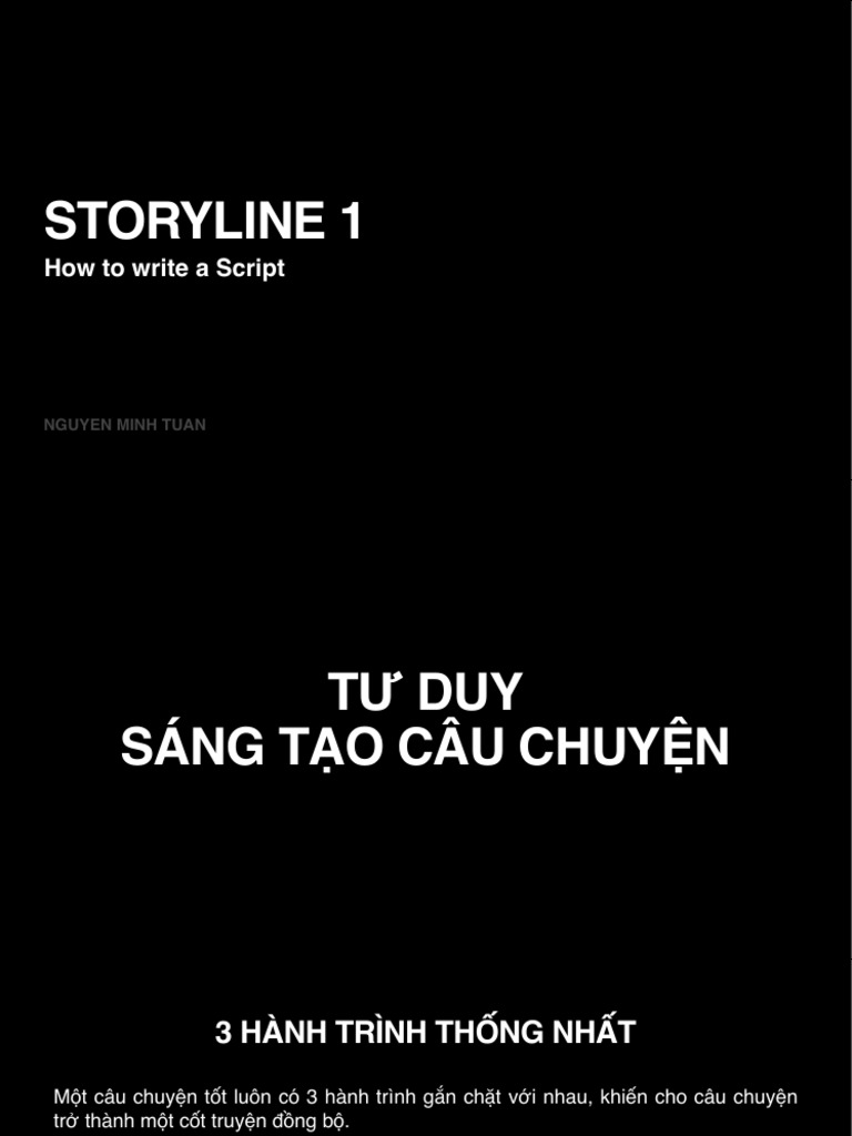 Storyline 1 2024 | PDF