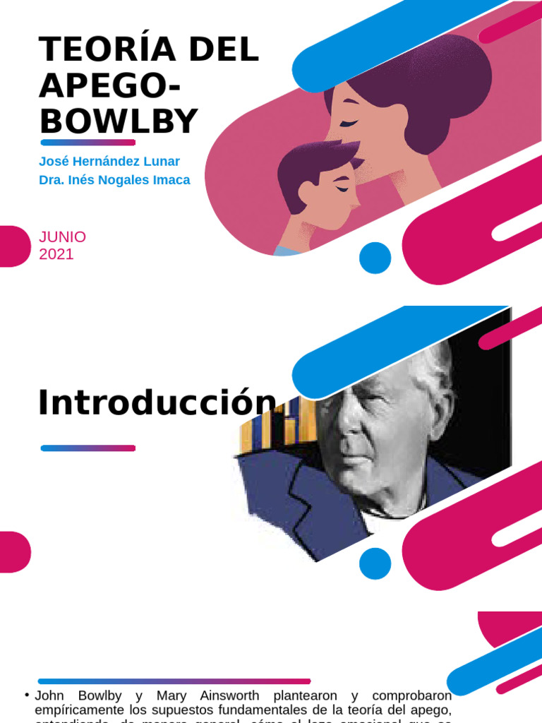 Teoría Del Apego-bowlby (1) | PDF | Teoría de apego | Ciencias del comportamiento
