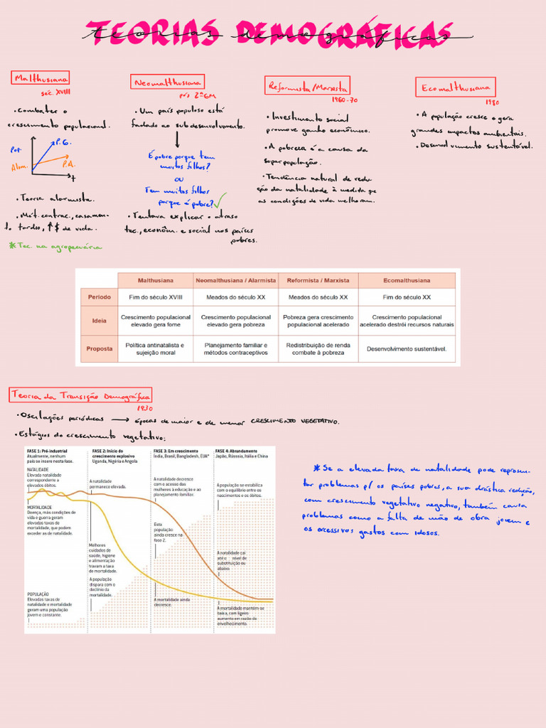 Teorias Demográficas_240924_161332 | PDF