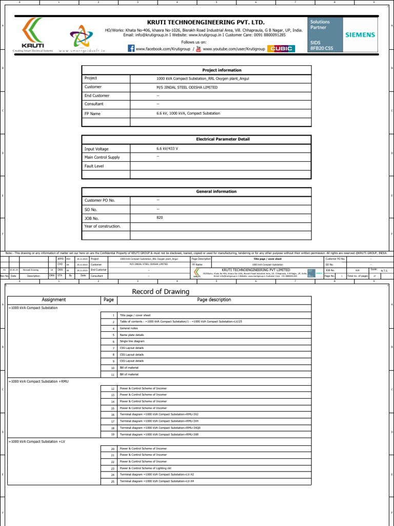 Css SLD and Drawing | PDF | Transformer | Wire