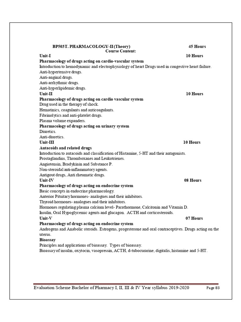 Pharmacology 2 | PDF