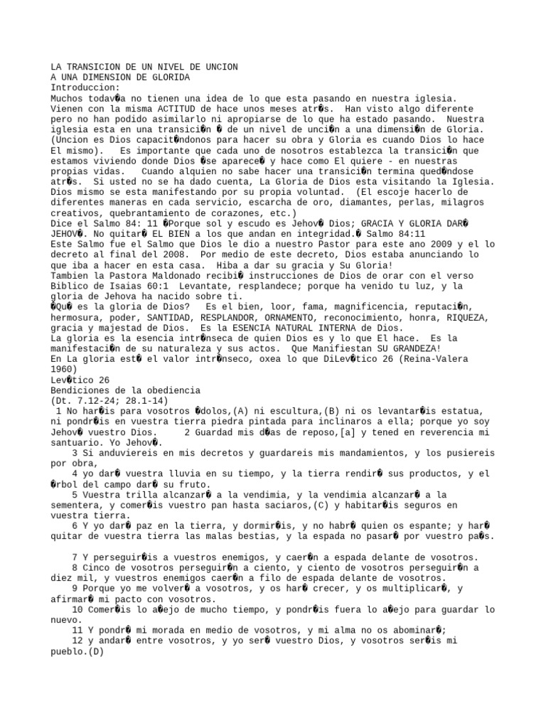 De Uncion A Gloria | PDF | Abrahán | Dios