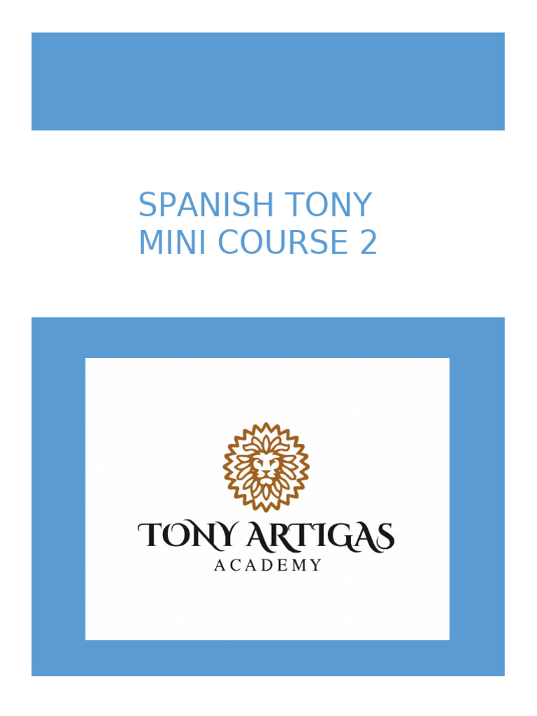 Mini Course 2 | PDF