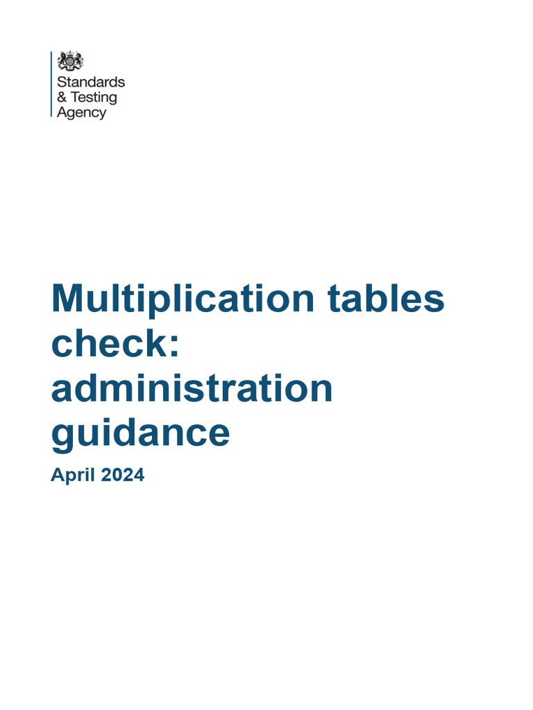 MTC Administration Guidance 2024 | PDF