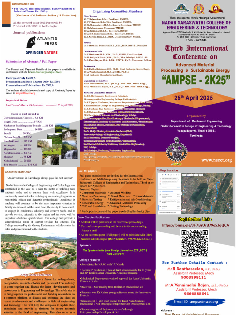 AMPSE - 2k25 Brochure | PDF