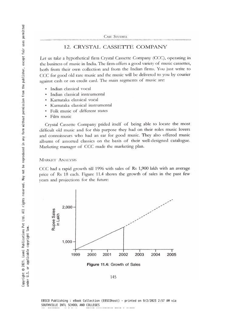 Crystal Casette Company | PDF | Fair Use | Freedom Of Expression Law