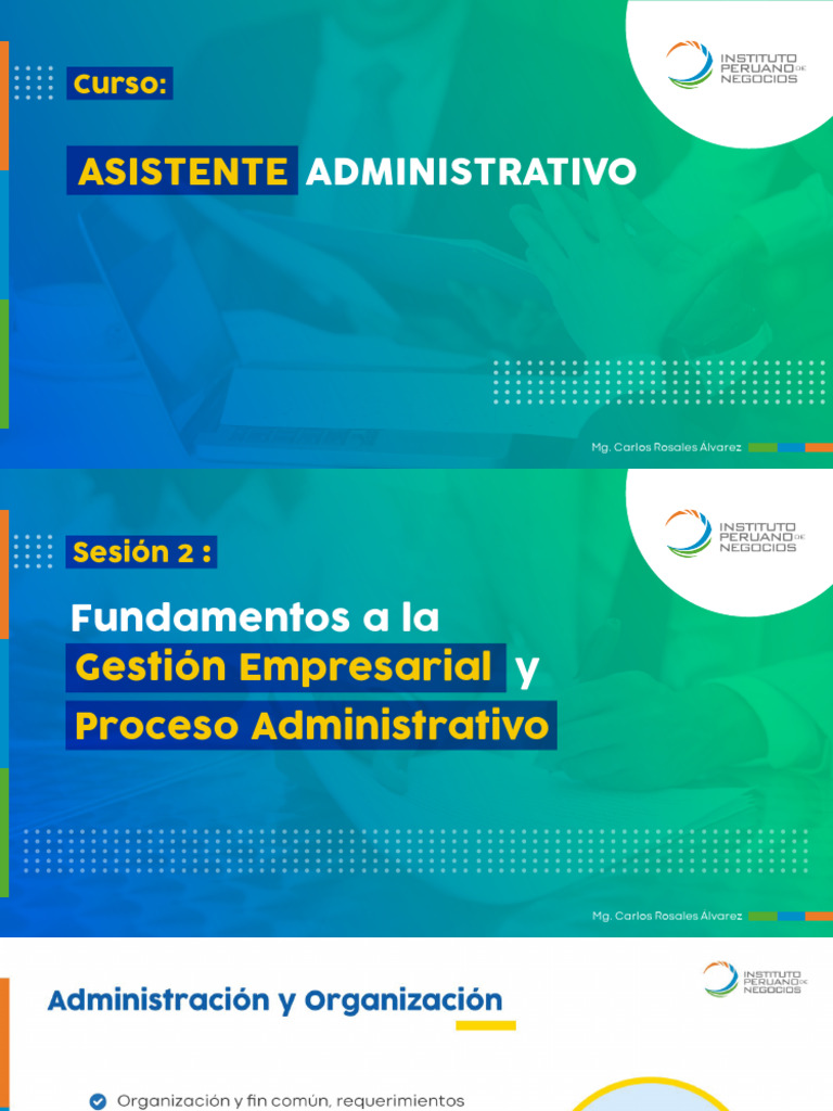 Asistente Administrativo | PDF