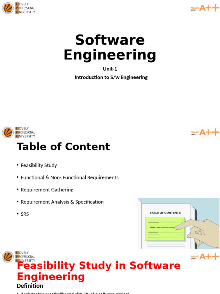 CSE320 - Unit1 - 3 SRS Document | PDF | Feasibility Study | Usability