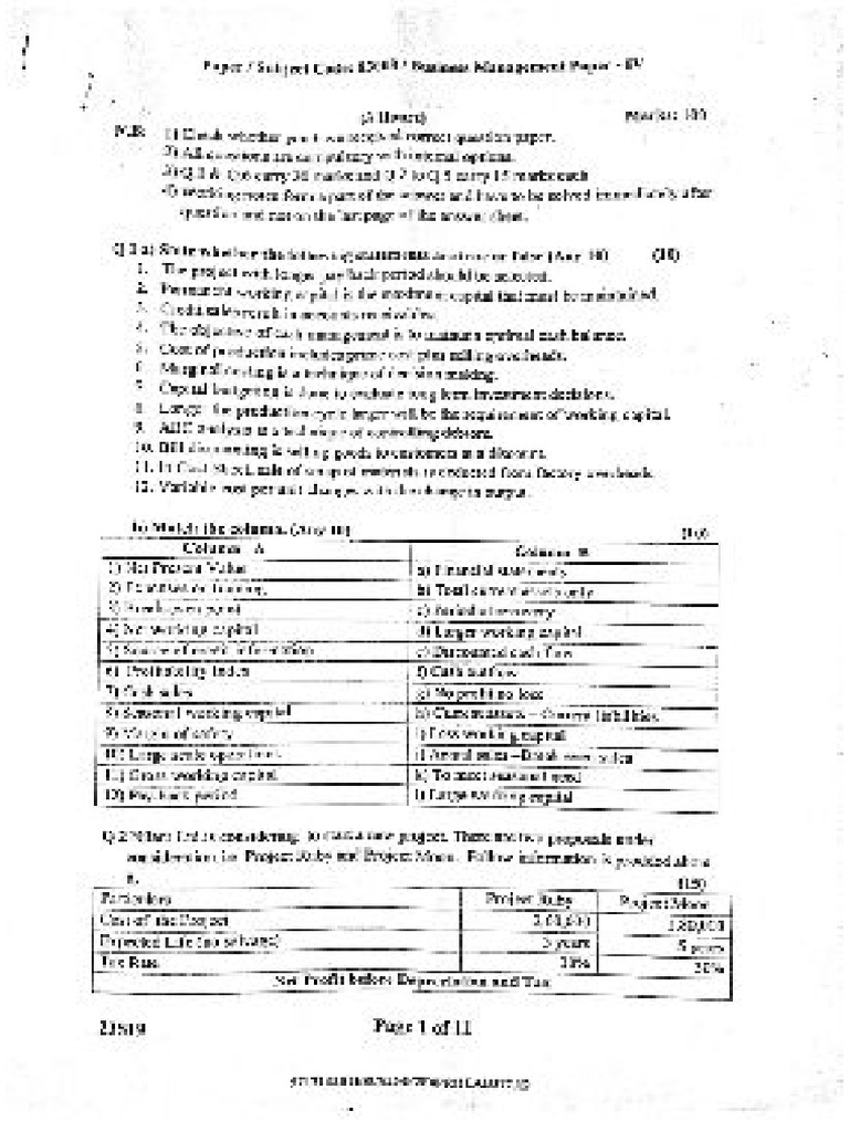 Bm2 (FM) Paper | PDF