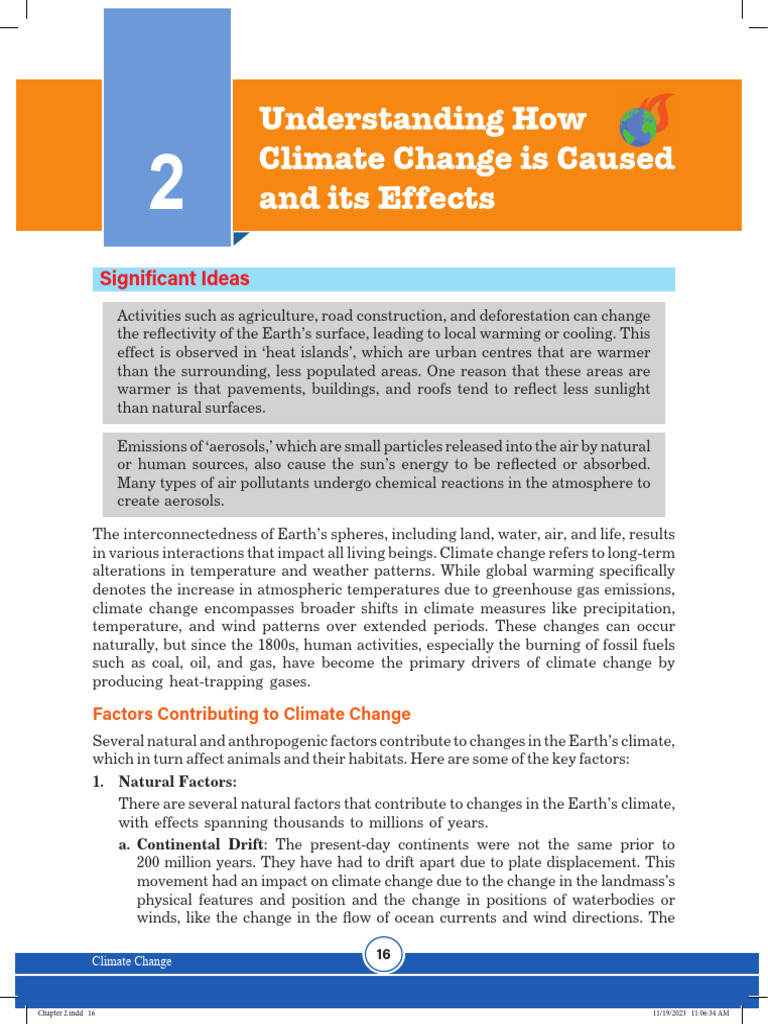 Understanding How Climate Change Is Caused and Its Effects | PDF ...