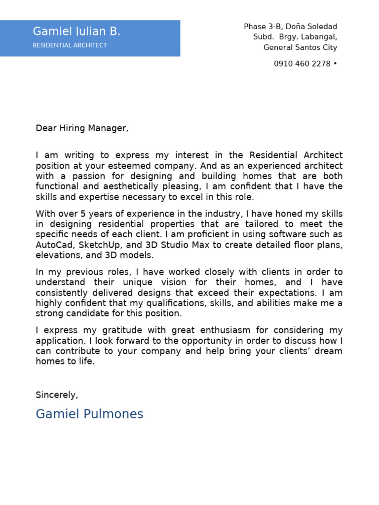 APPLICATION-LETTER | PDF