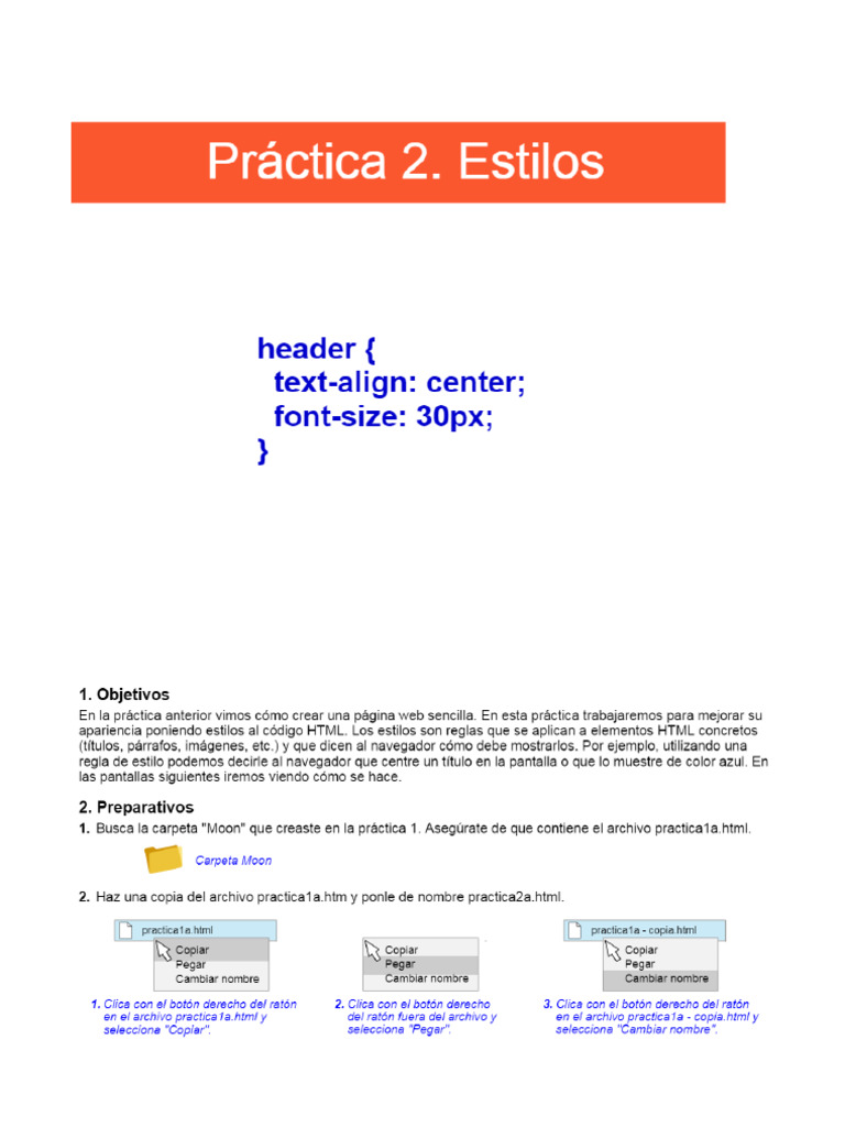 Práctica 2 CSS | PDF