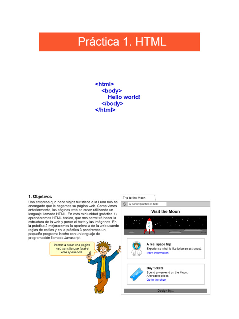 Práctica 1 HTML | PDF