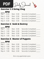 EMST150 Training Log | PDF