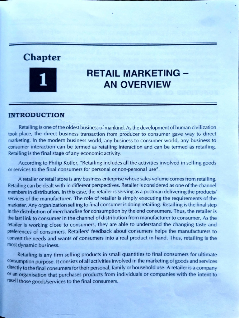 Overview of Retail Marketing Functions | PDF | Retail | Marketing