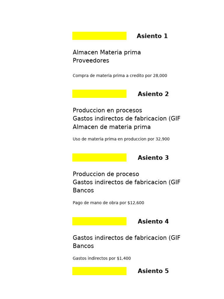 Eq5 Ejer2.2 Costos | PDF | Negocios económicos | Contabilidad financiera