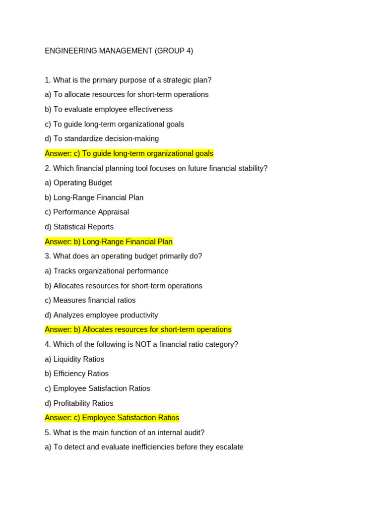ENGINEERING-MANAGEMENT-GROUP-4 (1) | PDF | Employment | Financial Ratio